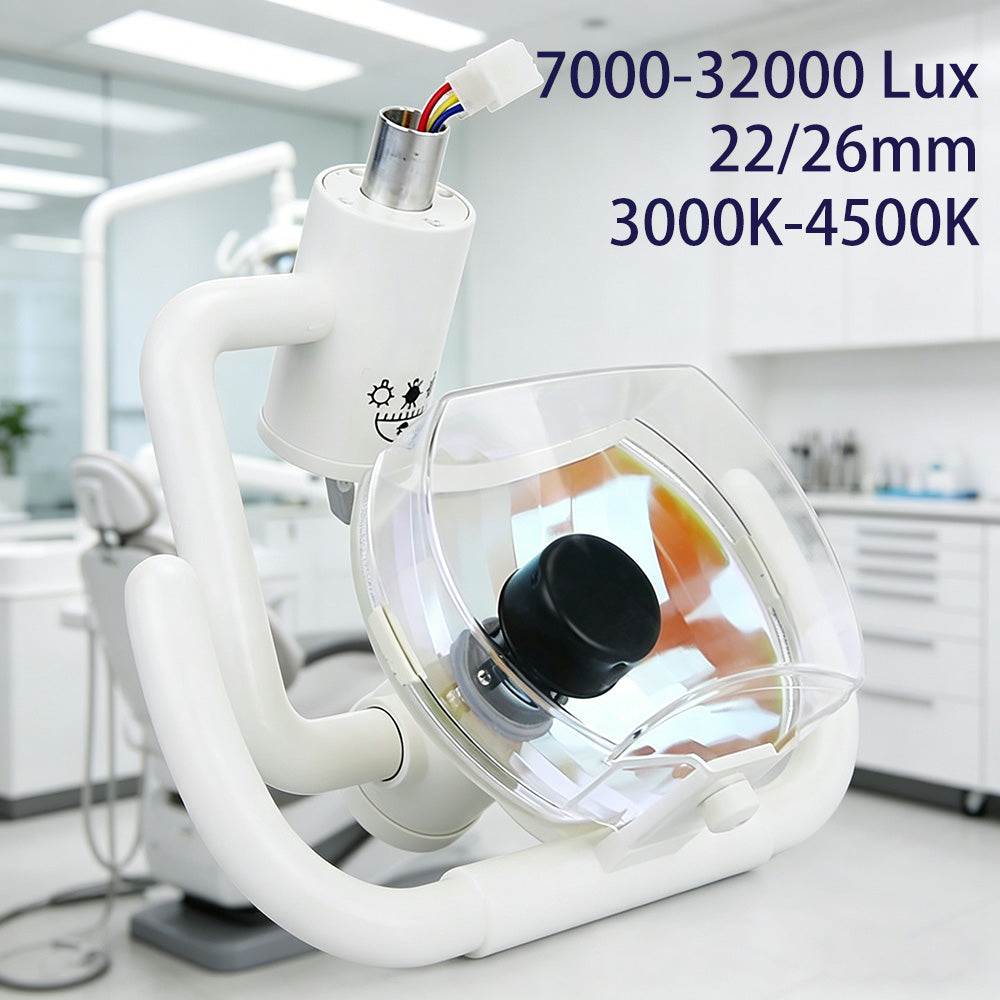 Dental Unit Halogen Exam Lamp, 7000-32000 LUX, High CRI 95%, Adjustabl ...